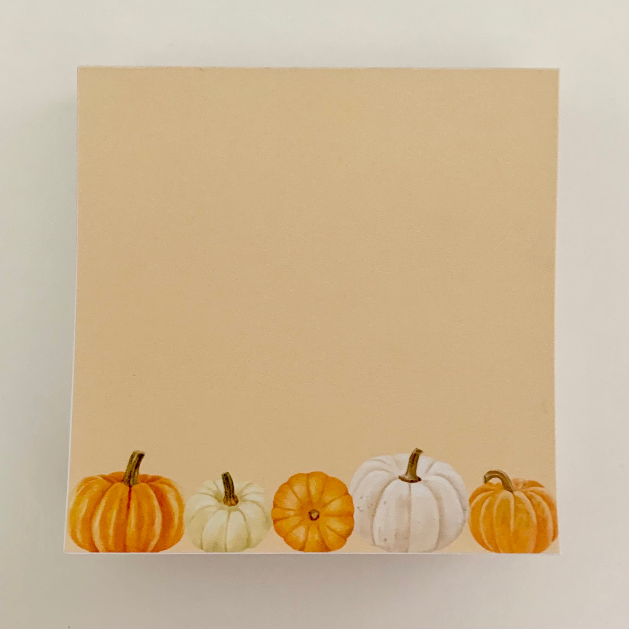 Pumpkin 3”x3” Notepad – AMW the studio