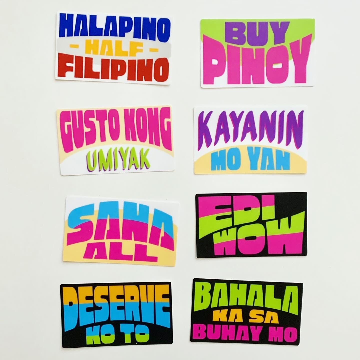 Jeepney Signs Filipino Vinyl Stickers – AMW the studio