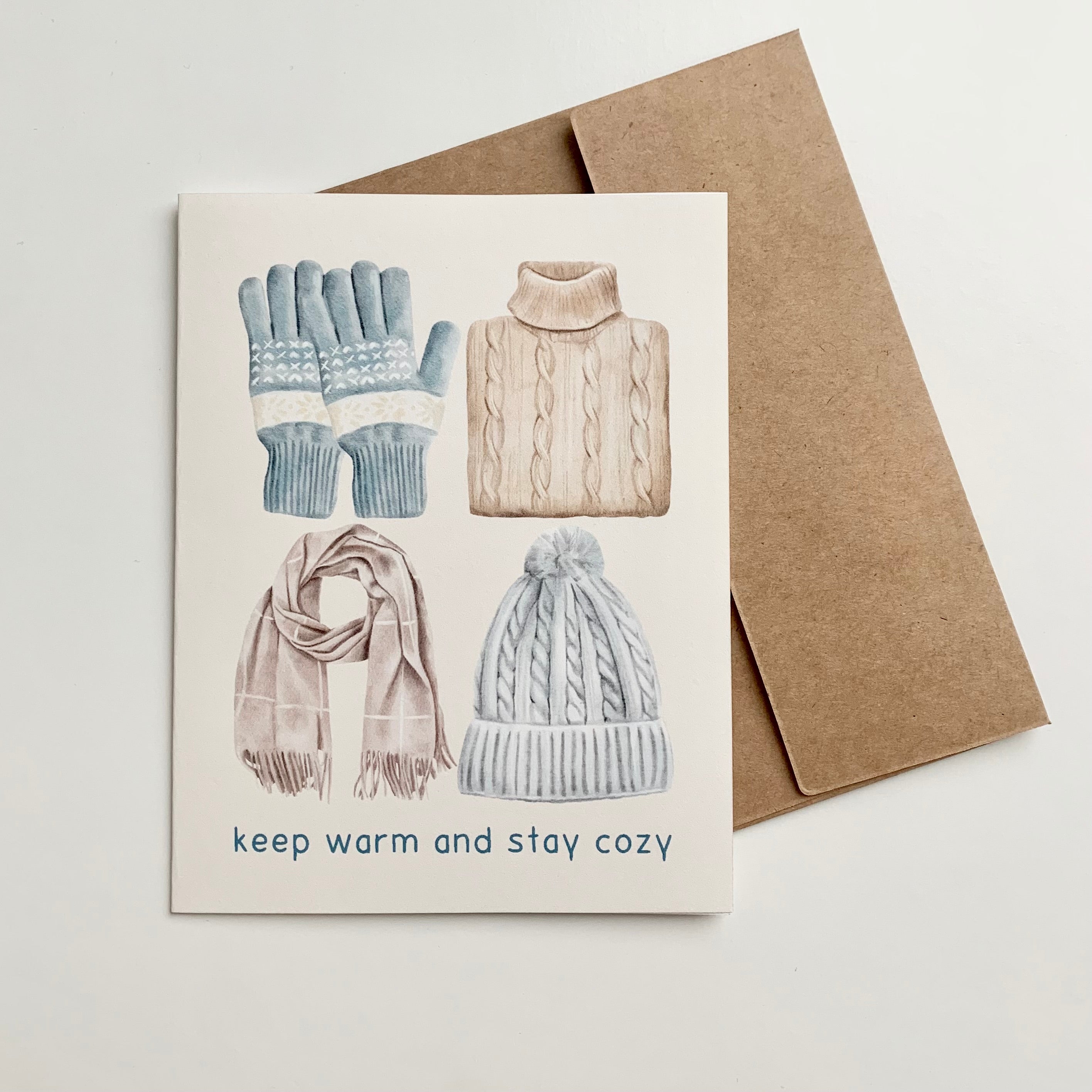 Warm & Cozy Greeting Card – AMW the studio